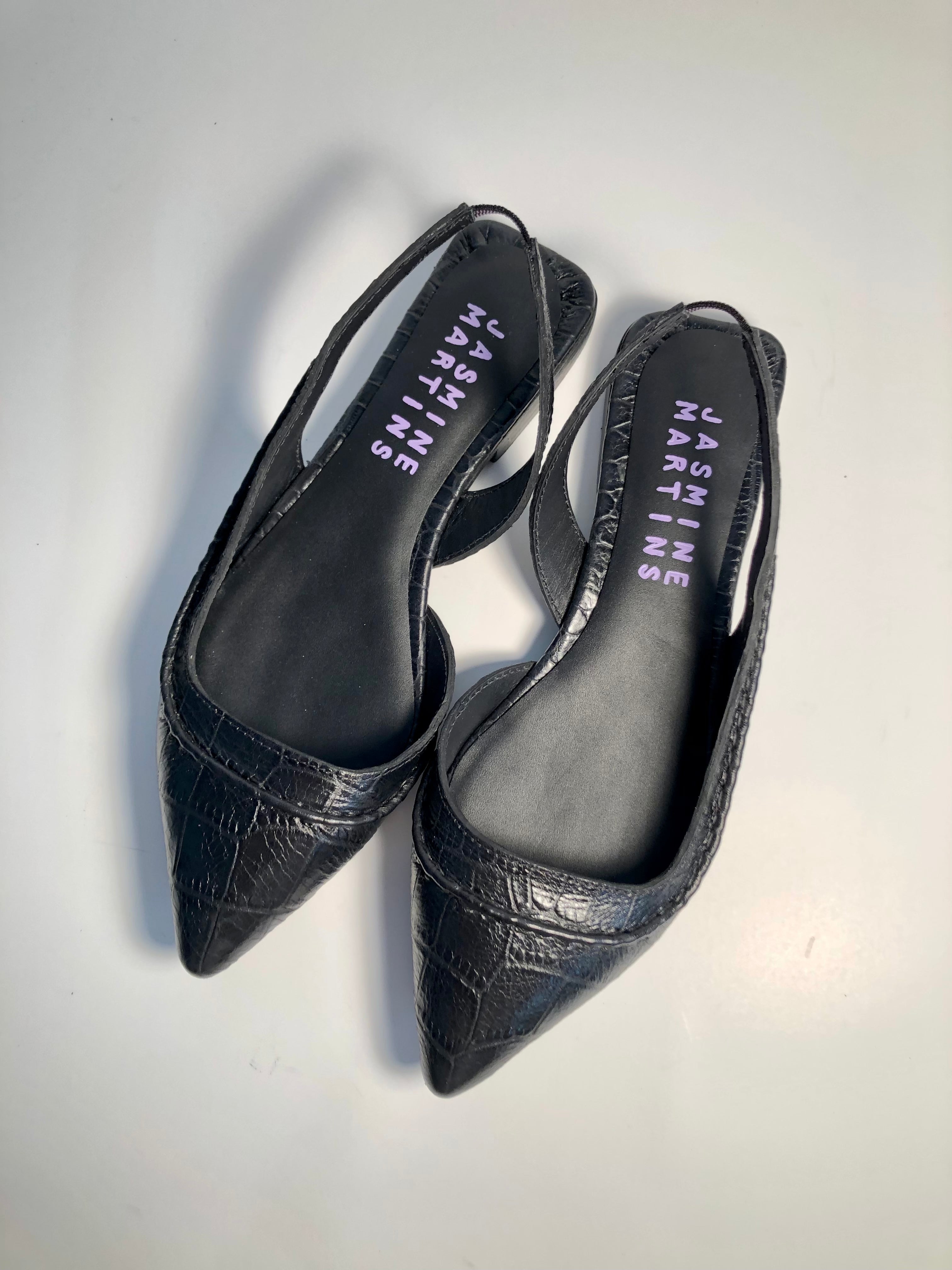 Pointed Toe Sling Backs – Jasmine Martins Footwear